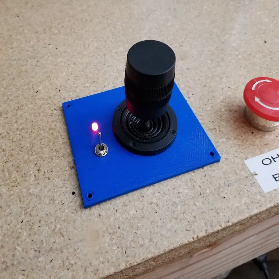 Joystick Mounting Panel by Jamie | Download free STL model | Printables.com