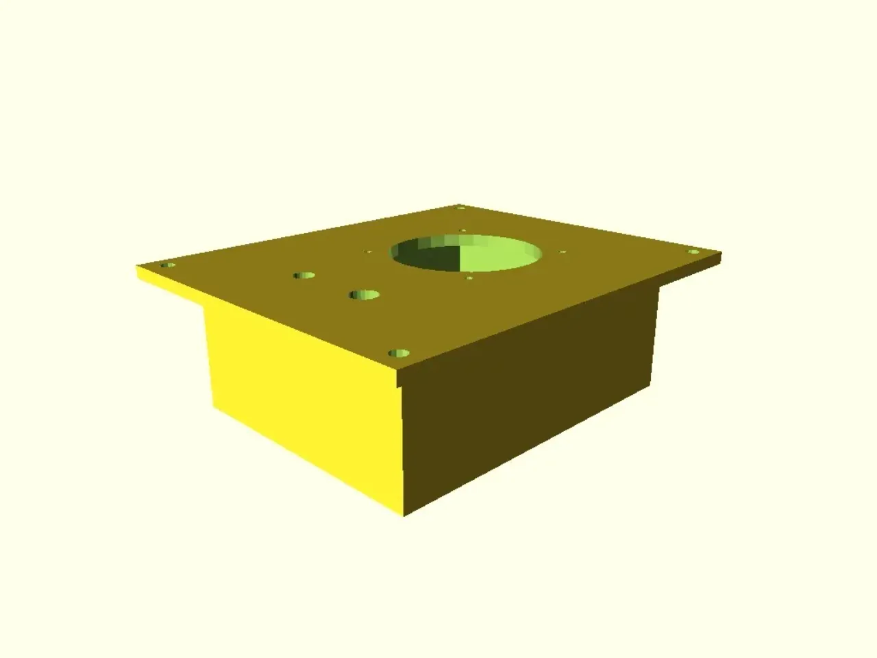 Joystick Mounting Panel by Jamie | Download free STL model | Printables.com