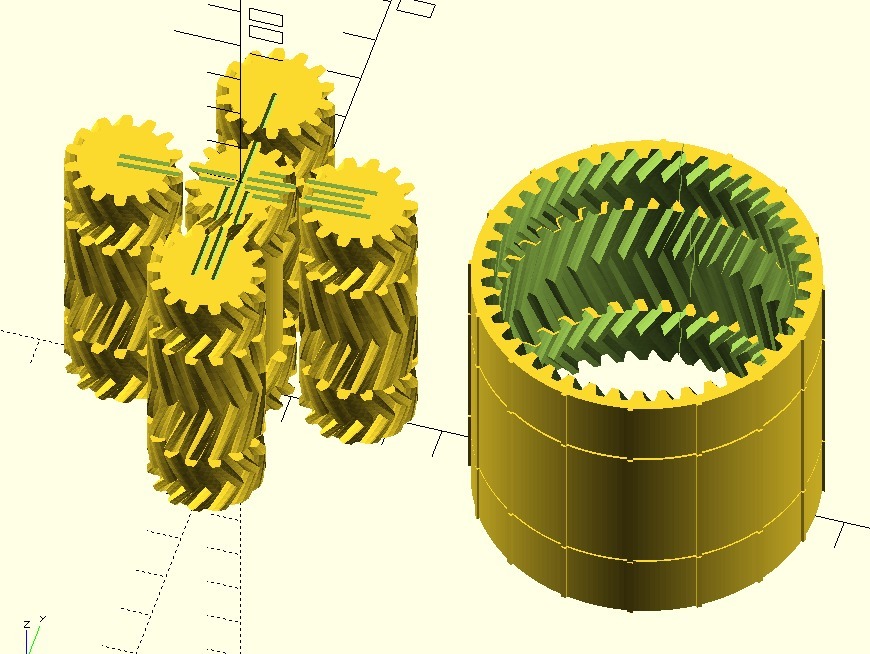 Compound Planetary Gear by Jamie | Download free STL model | Printables.com