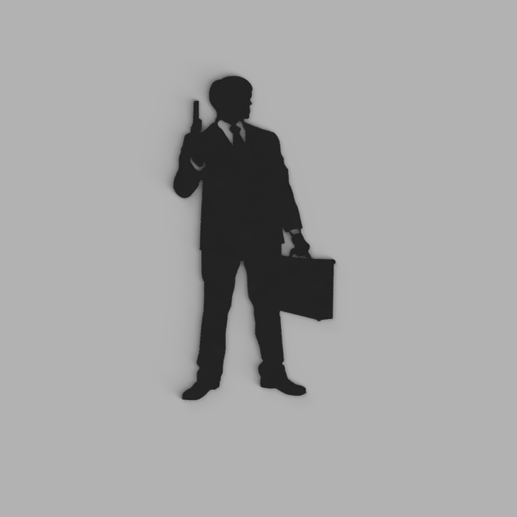 Guy 3D Wall Art by cluckOmatic | Download free STL model | Printables.com