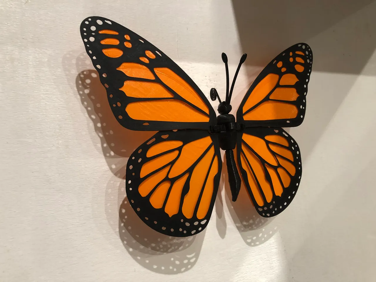 Articulated Butterfly Monarch by Regis | Download free STL model ...