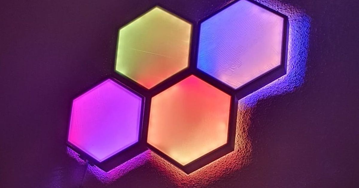 Nanoleaf led panel Clone music sync by print4life | Download free STL ...