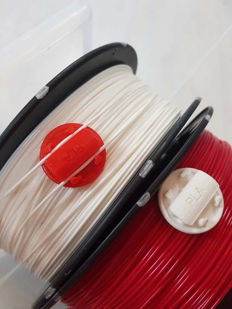Filament cap AND clip with NFC chip for filament identification von ...