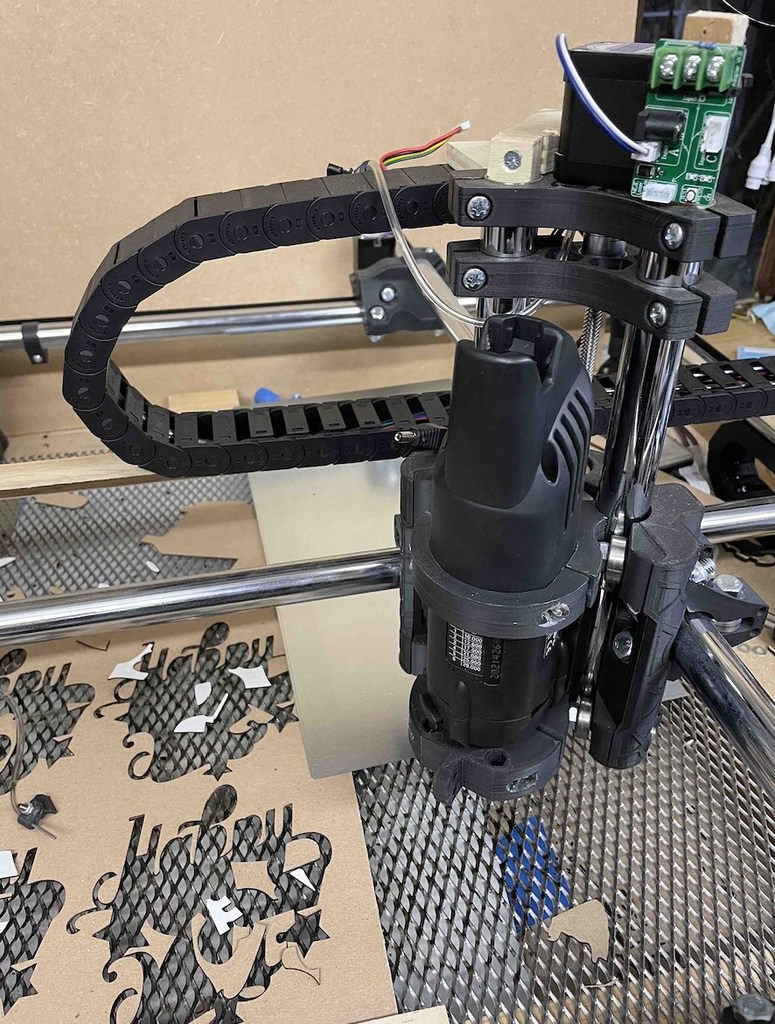 Neje A40640 mount Kress 800 FME Tool mount BASE MPCNC by Olivyeah ...