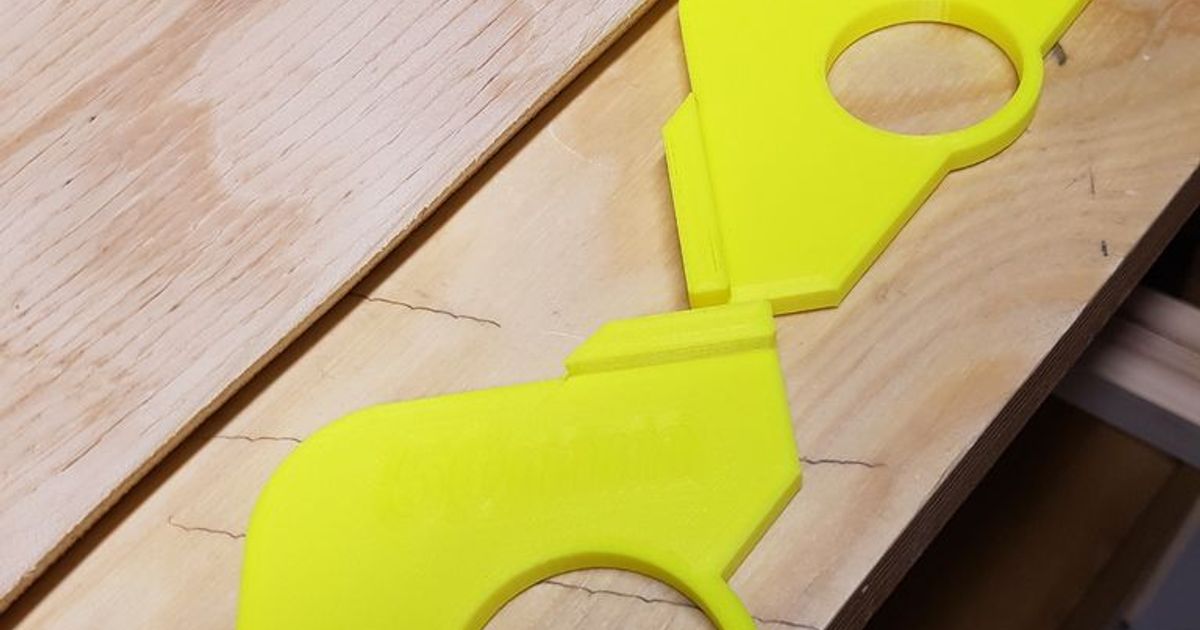 Radius router template metric by Ruudimental | Download free STL model ...