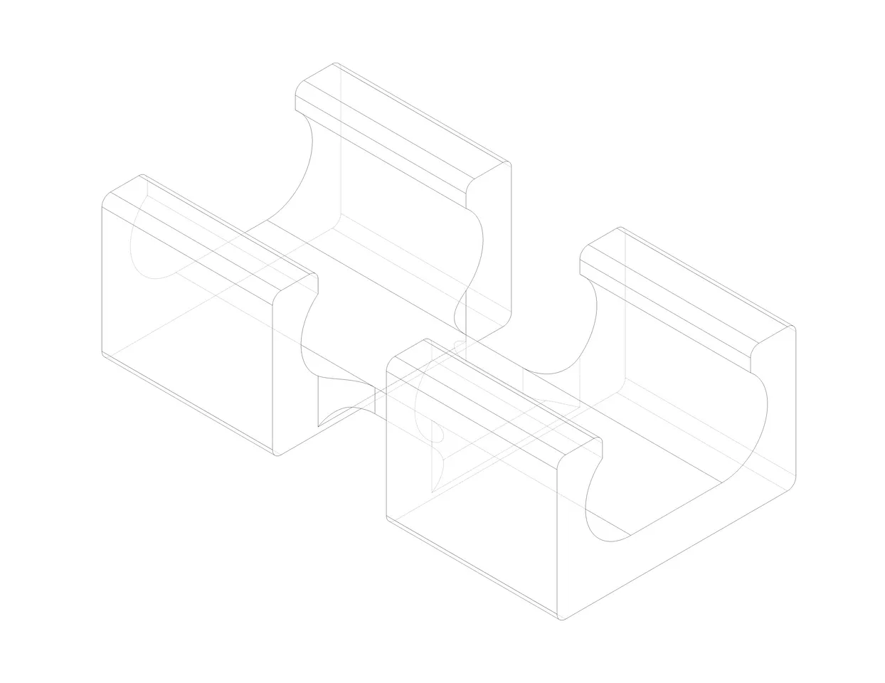 Dual Cable Zip Tie Bracket 8 mm by Scientific Prototypes | Download ...