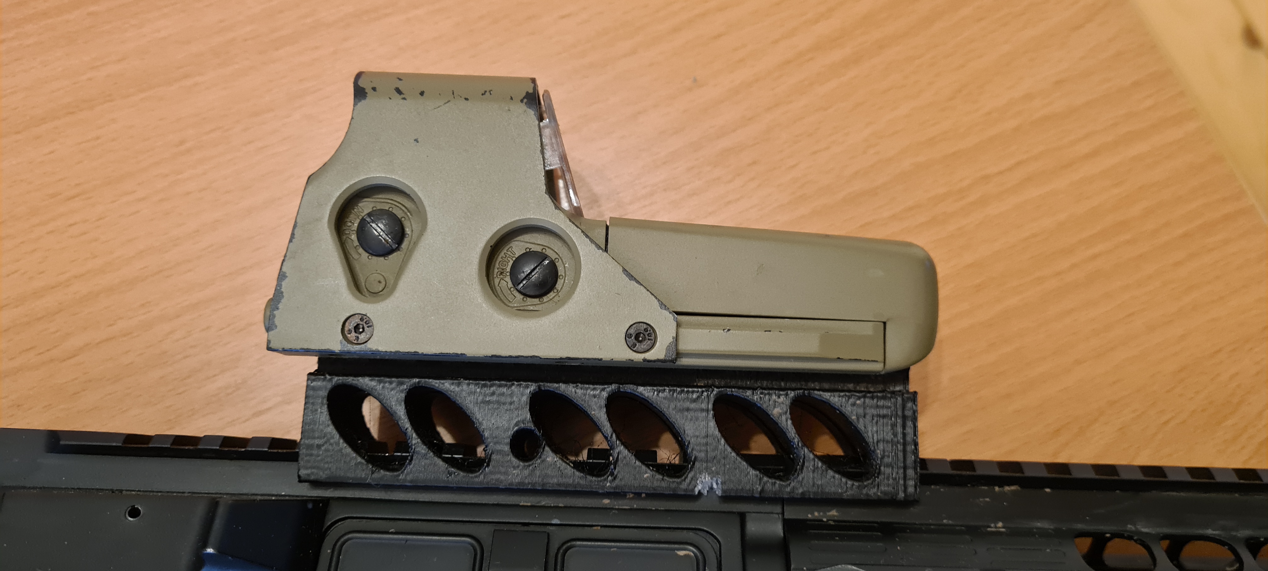 RIS/Picatinny Rail Riser 13mm (Airsoft) by Wermuth3D | Download free ...