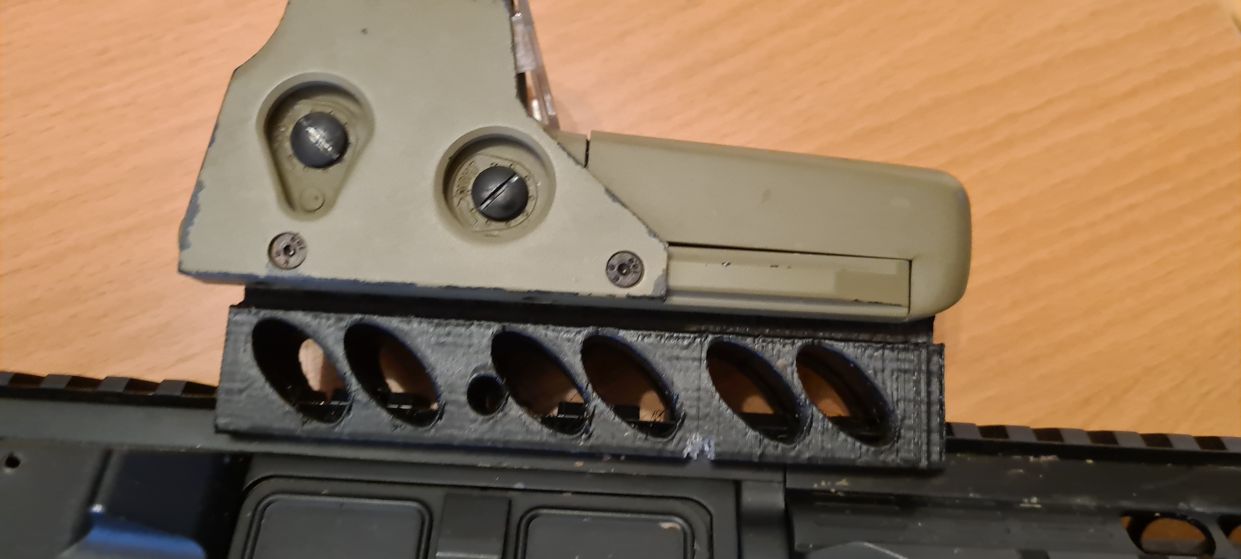RIS/Picatinny Rail Riser 13mm (Airsoft) by Wermuth3D | Download free ...