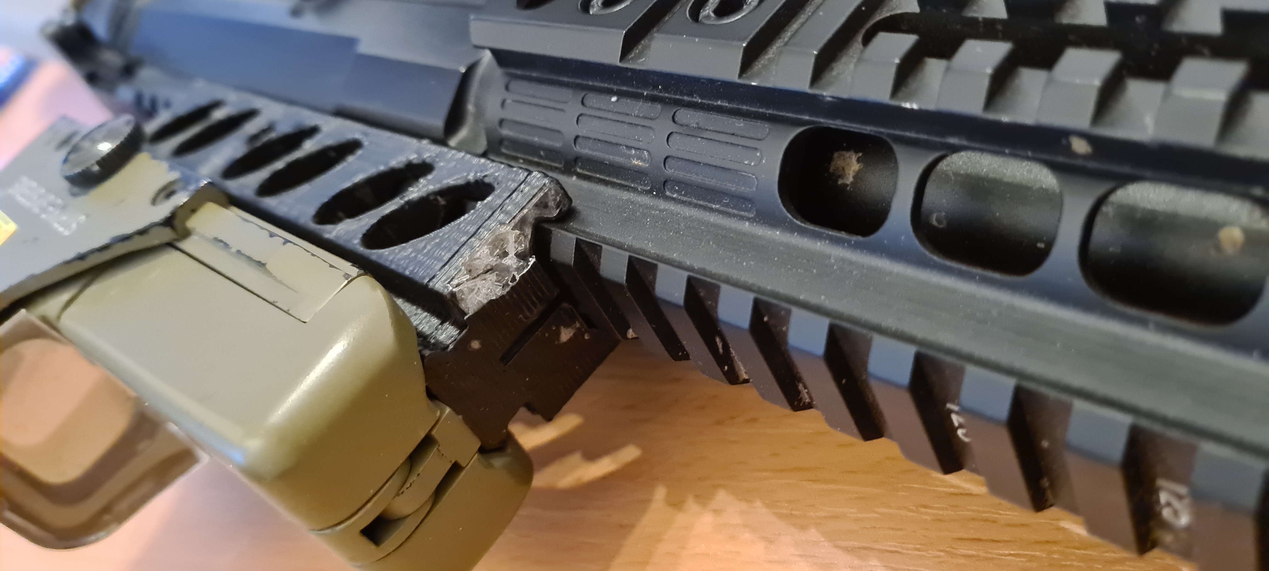 RIS/Picatinny Rail Riser 13mm (Airsoft) by Wermuth3D | Download free ...