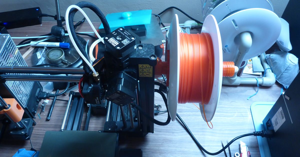 Prusa Mini spool holder by Petr Novacek | Download free STL model ...