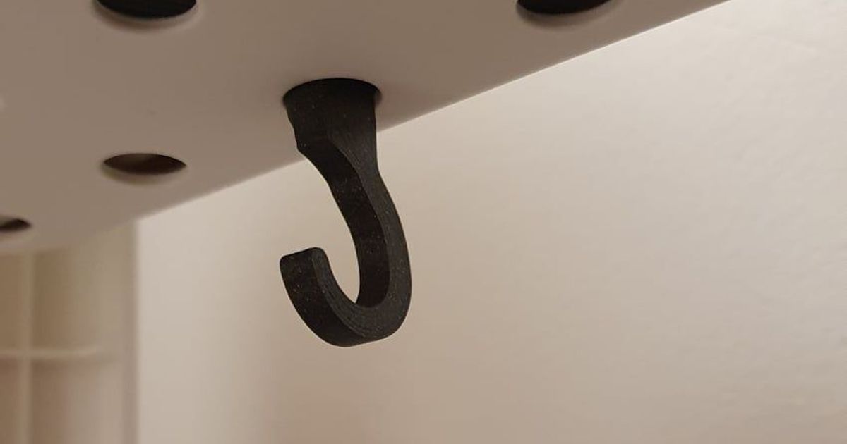 Ikea Vesken hook by Yourigh | Download free STL model | Printables.com