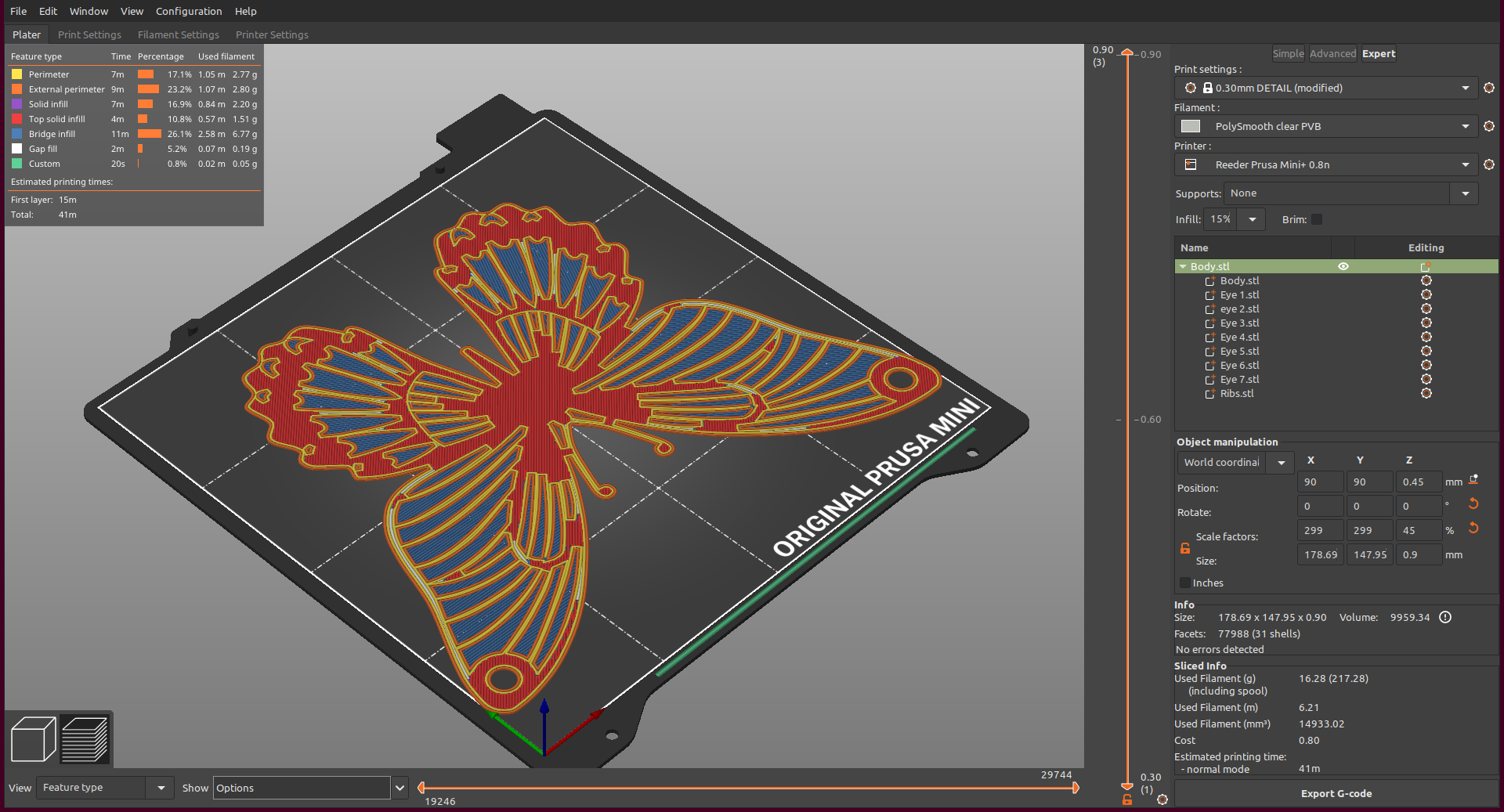 Glass Butterfly by Jérémy Reeder | Download free STL model | Printables.com