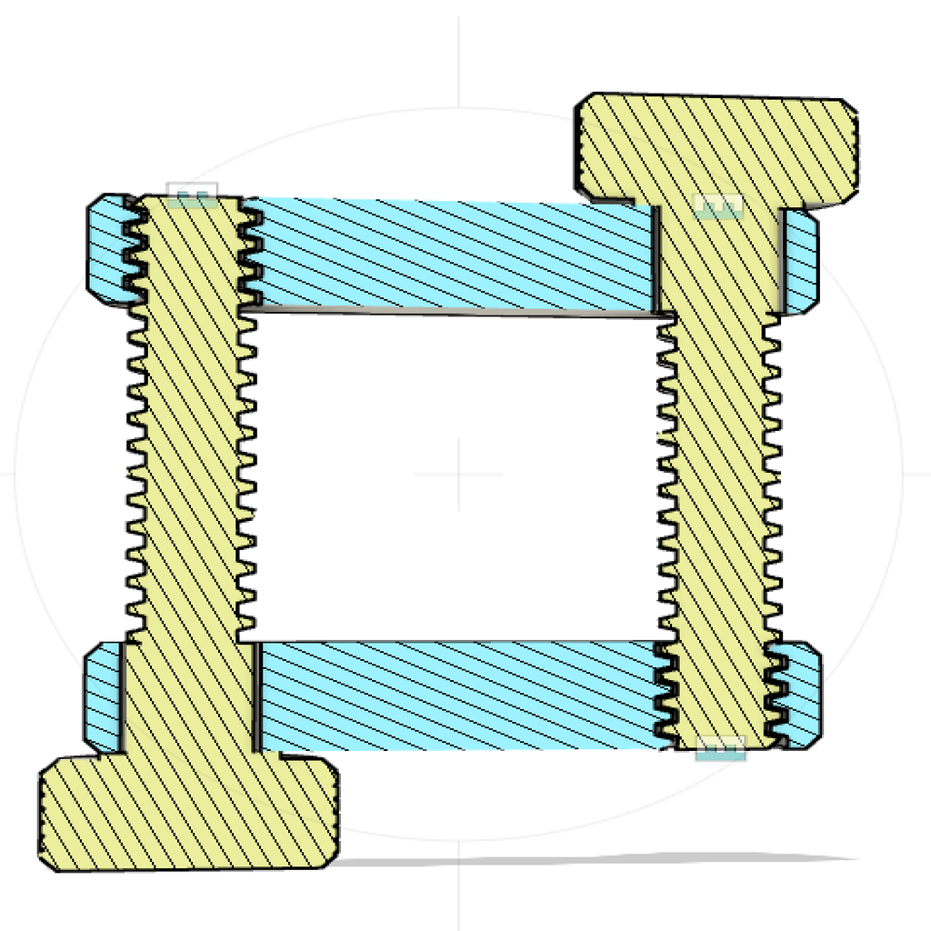 Two Screws Clamp by Elitail | Download free STL model | Printables.com