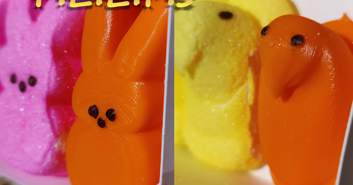 P.E.E.P.s (Probably inEdible inEsculent Plastic) Peeps Look-alike by ...