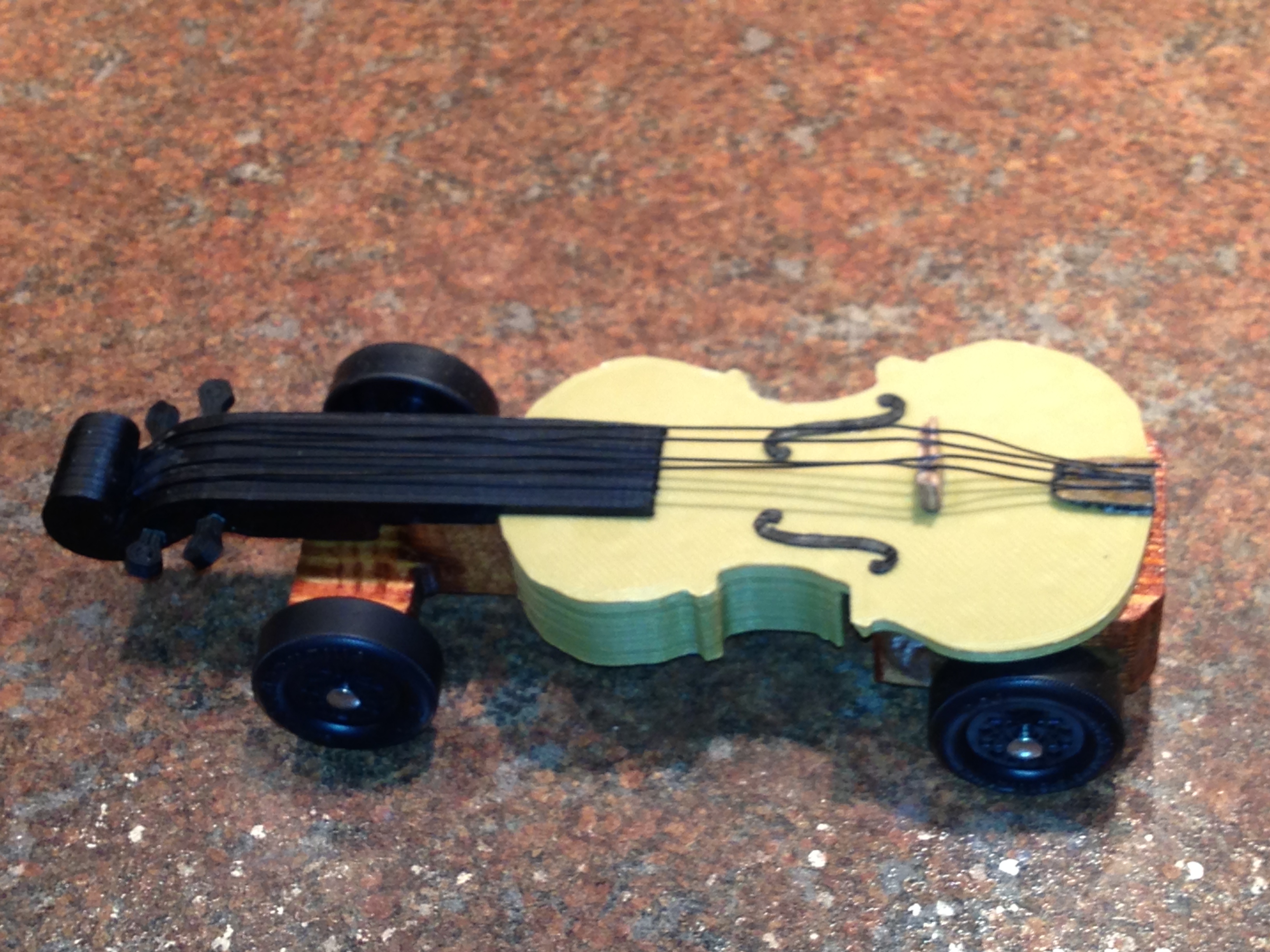 Pinewood Derby Car Violin by terryn | Download free STL model ...
