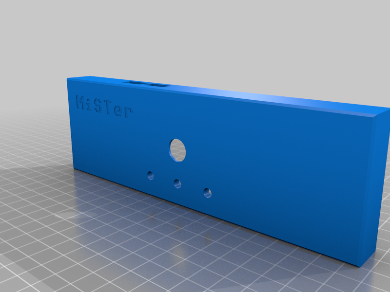 MiSTer front panel for a Mini-ITX case by desaster | Download free STL ...