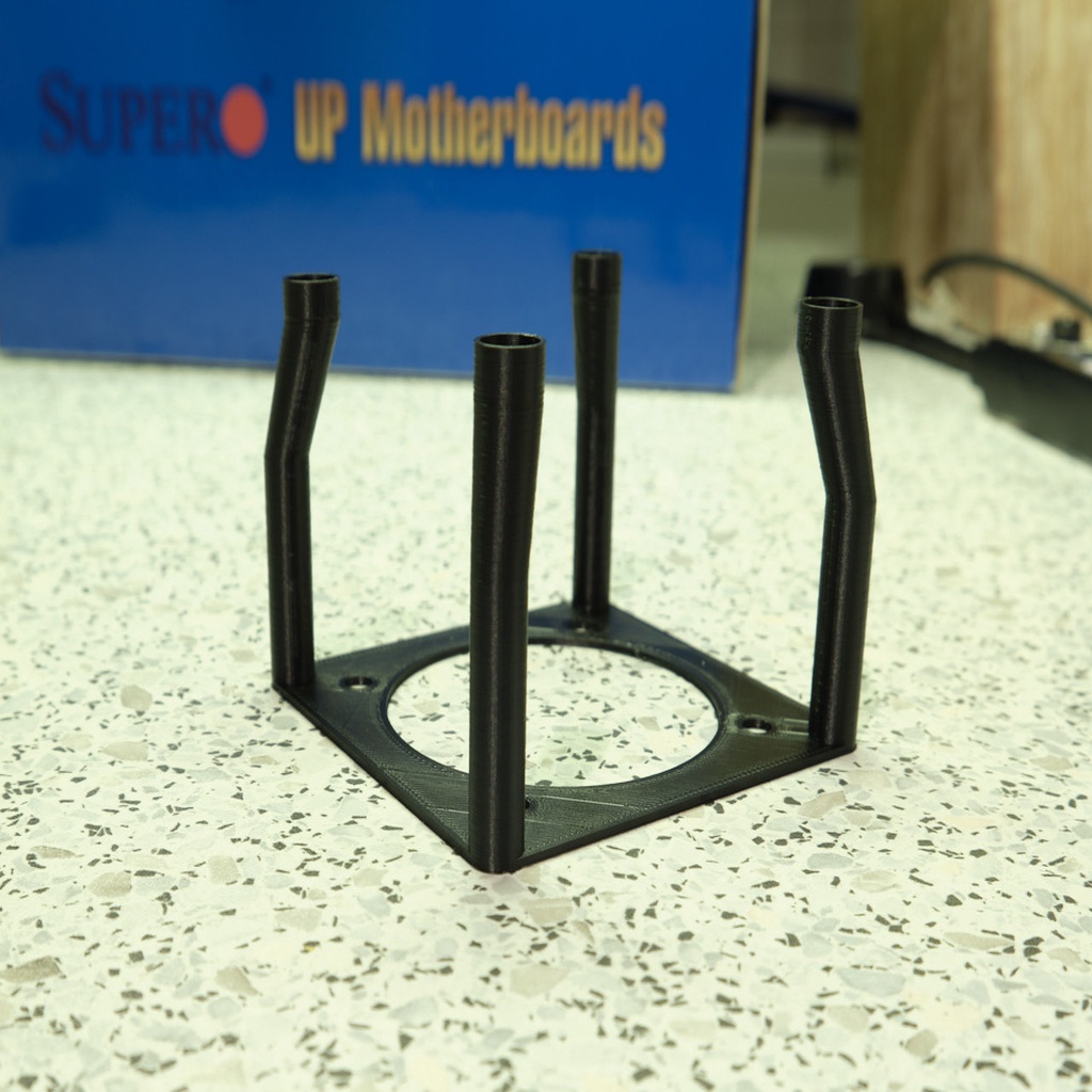 Supermicro M11SDV-8C-LN4F 60x25mm CPU fan holder by desaster | Download ...