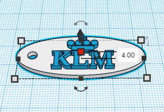 KLM Keychain by KLM1318 | Download free STL model | Printables.com