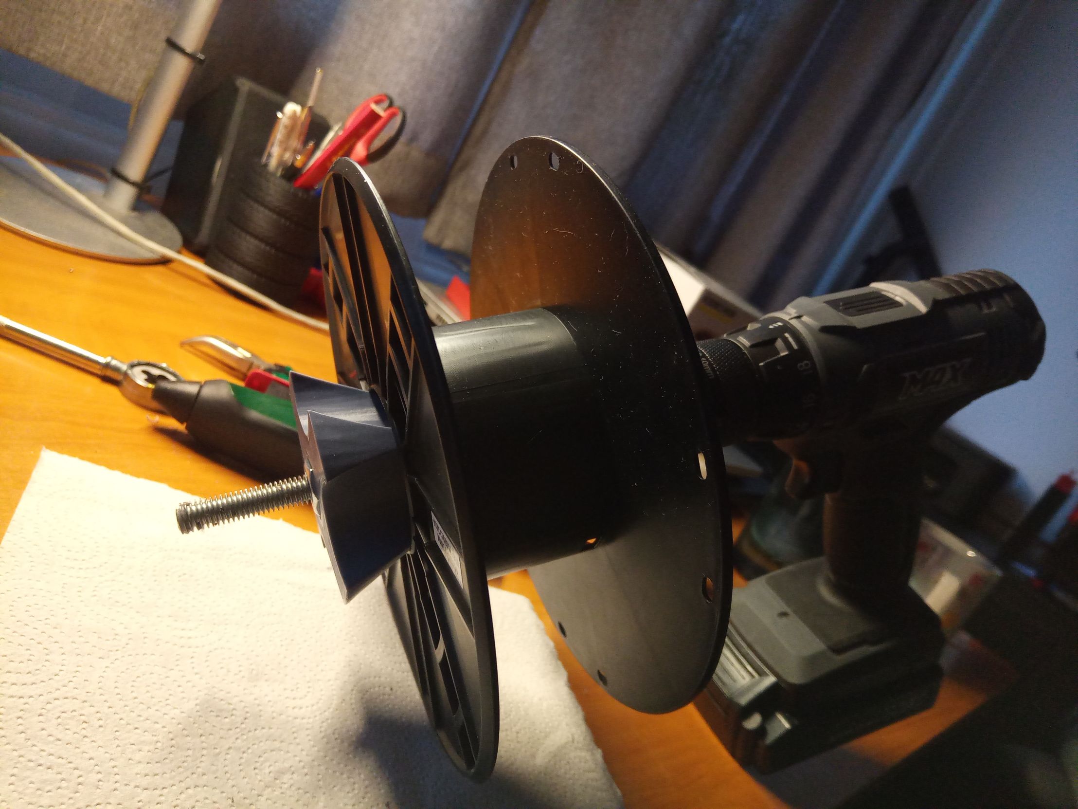 Spool Filament Winder M10 by AxeOfKukujevo | Download free STL model ...