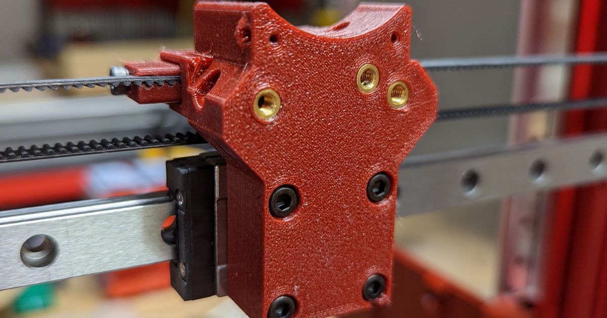 Prusa Bear Linear Rail MGN12H Mini Afterburner X-Carriage von 3dKaos ...