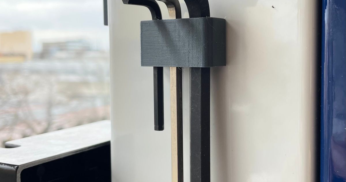 Hex Key Holder by Scientific Prototypes | Download free STL model ...