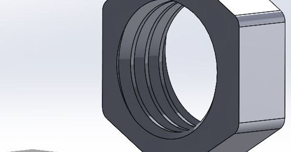 Half inch Nut and Bolt by Raynus | Download free STL model | Printables.com