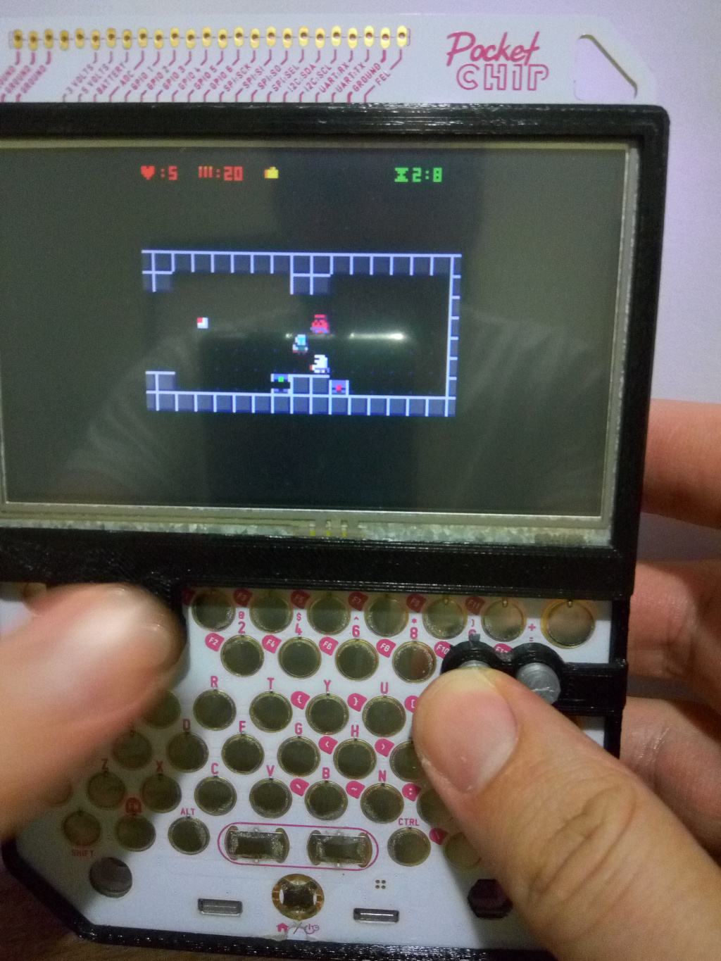 PocketCHIP Controller mod by Eduardo Szesz | Download free STL model ...