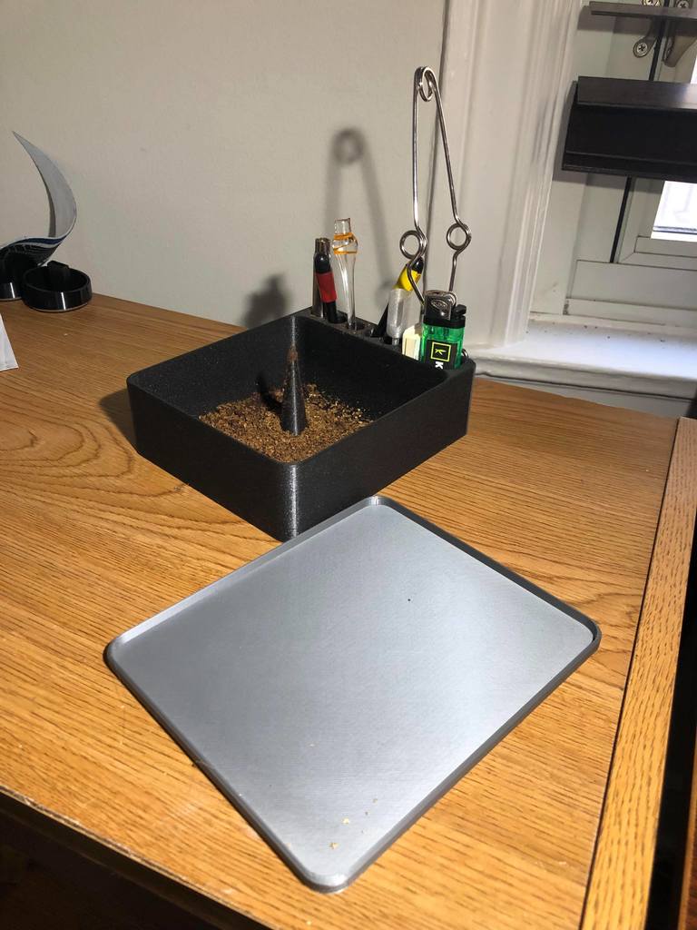 Vaporizer Ashtray with Debowler and Rolling Tray by SkunkFunction ...