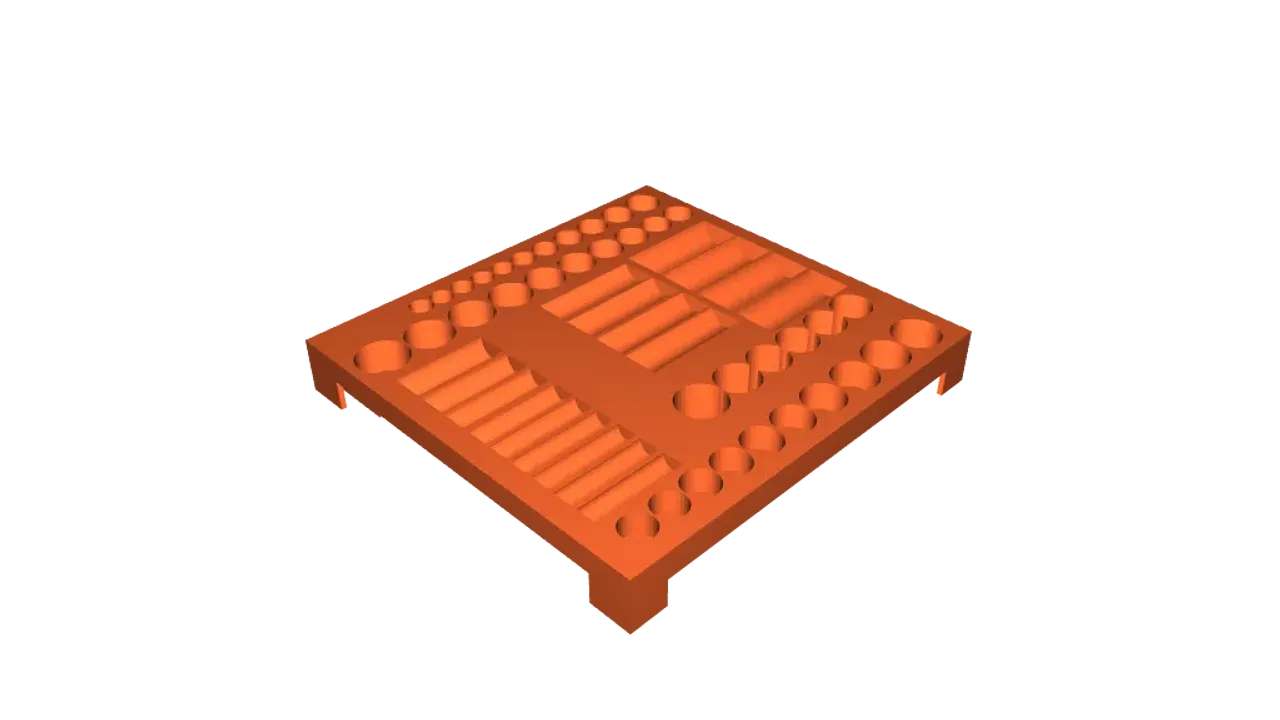 Metric socket tray craftsman by Chris Riley | Download free STL model ...
