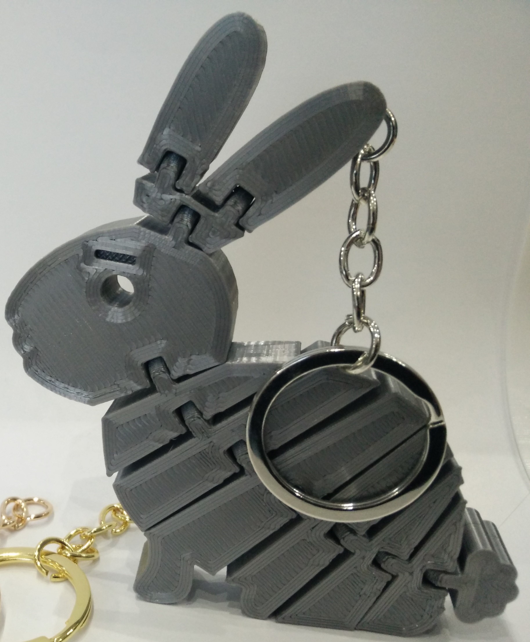 Flexi Rabbit Keychain by Mike | Download free STL model | Printables.com
