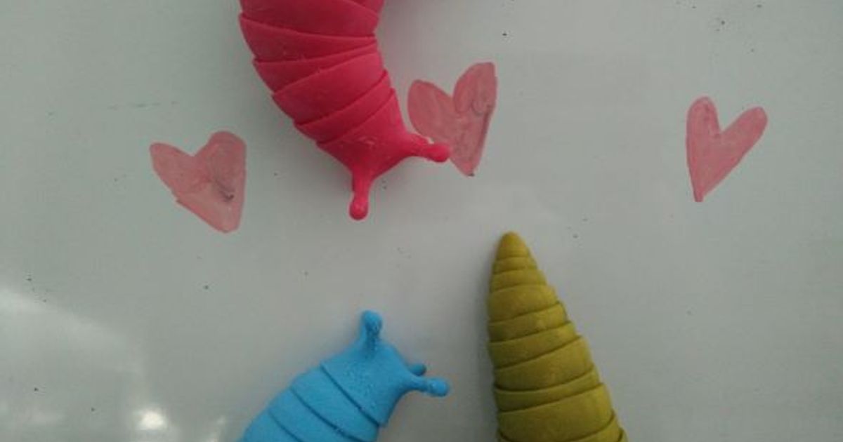 Friendly Articulated Slug with hidden magnets by Mike | Download free ...