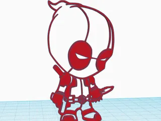 Deadpool kid sad by dode513 | Download free STL model | Printables.com