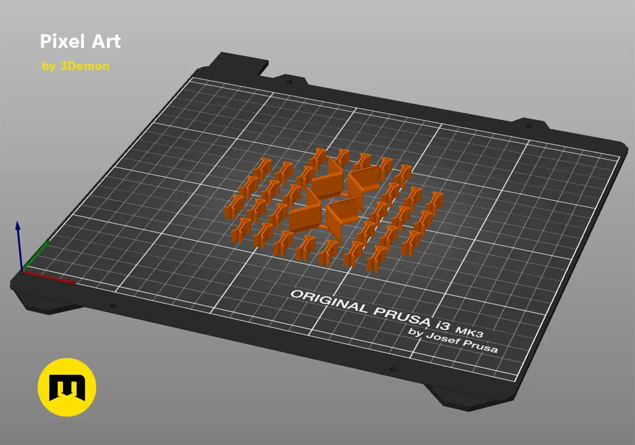 Pixel Art Building Blocks by 3Demon | Download free STL model ...