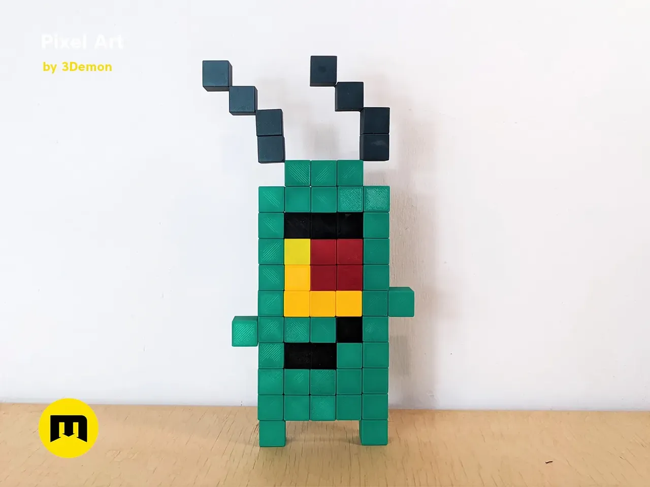 Pixel Art Building Blocks by 3Demon | Download free STL model ...