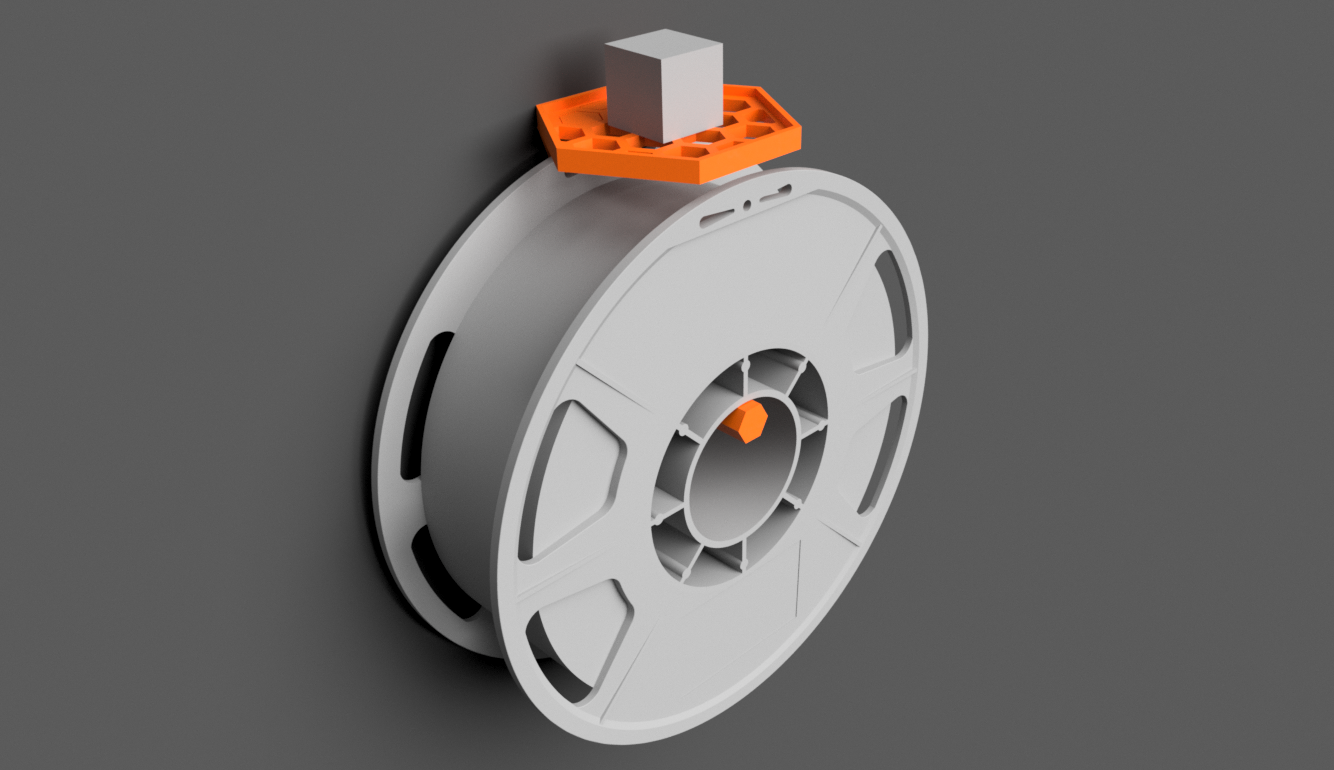 Minimalistic Spool Wall Mount by XYZ Space | Download free STL model ...