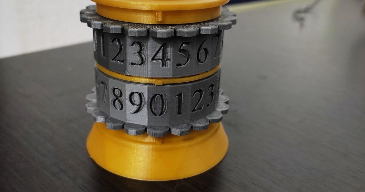 Double faced life counter by Tooner.it | Download free STL model ...