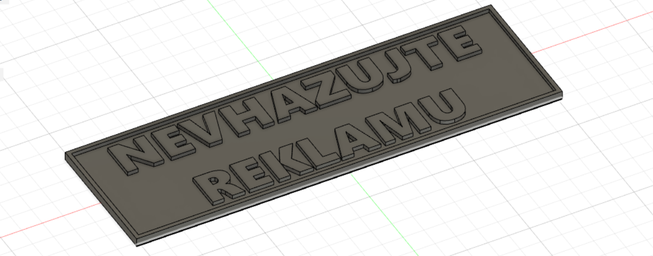cedule nevhazujte reklamu by cat_on_pot | Download free STL model ...