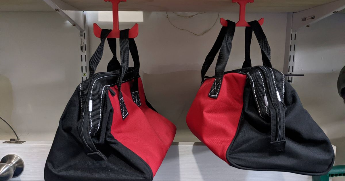 Under-mount handled bag hook by Jason | Download free STL model ...