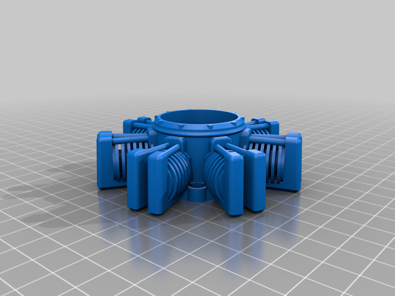 7 Cylinder Radial Engine by Airwaves Ted | Download free STL model ...