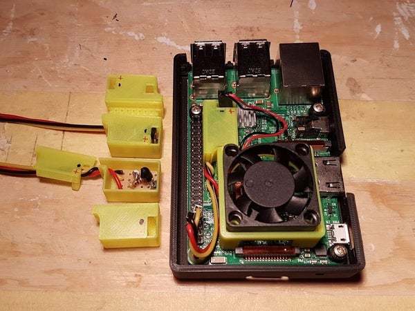 Custom Circuit Board Case for [PWM Regulated Fan Based on CPU Temp for Raspberry Pi instructable ...
