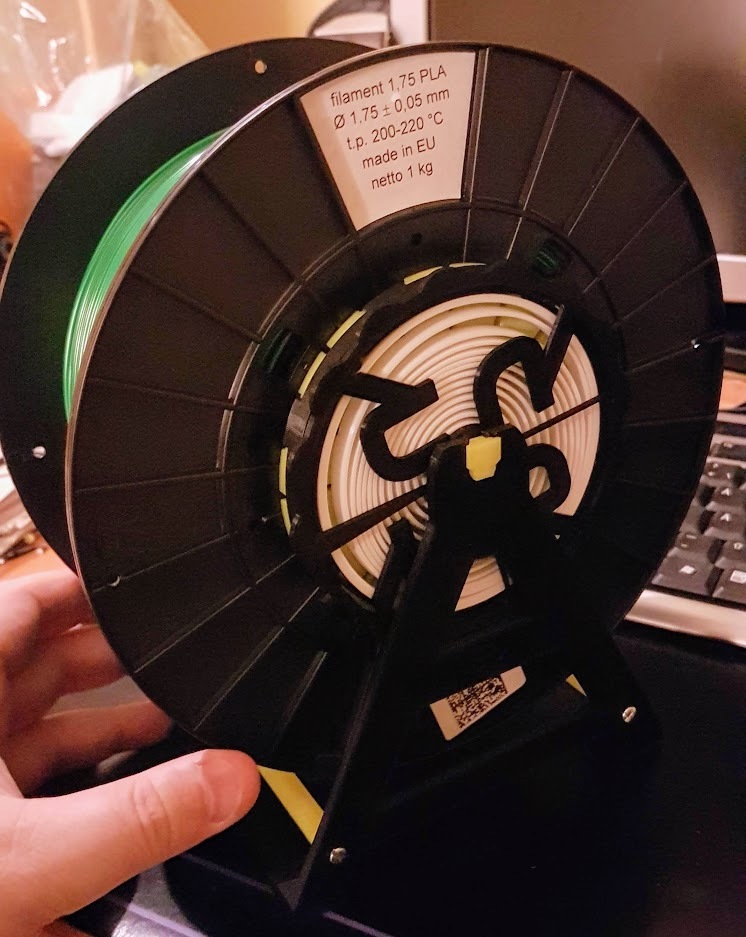 90mm RepRewind - Auto-Rewind Spool Holder Remix for Prusament and PM ...