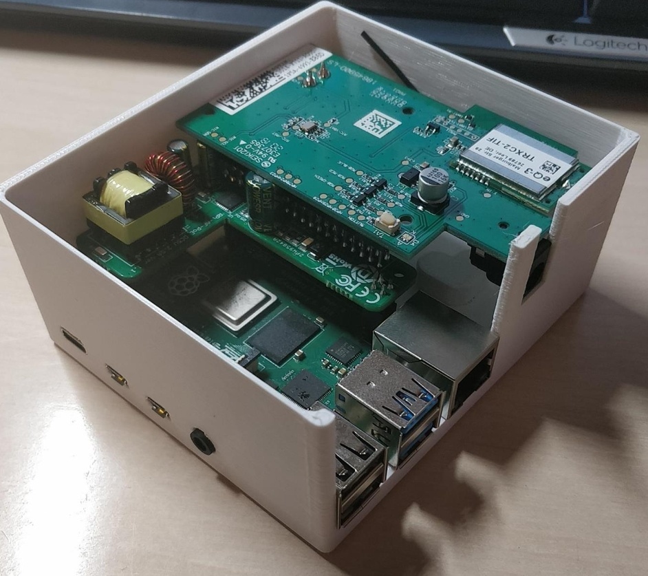 PI4 RPI-RF-MOD Case with POE by Gila | Download free STL model ...