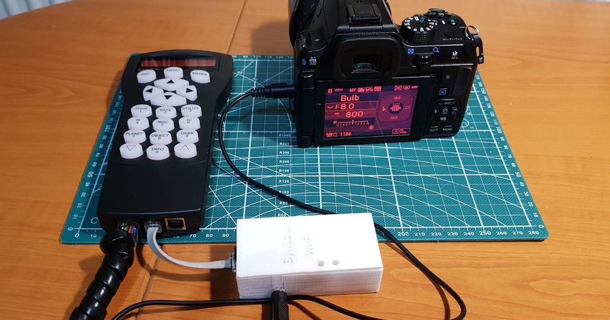 SynScan Wi-Fi Adapter and Camera Control port by Roman Hujer | Download free STL model ...