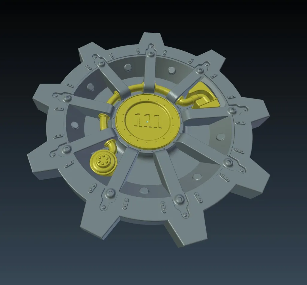 Vault 111 Door Closed