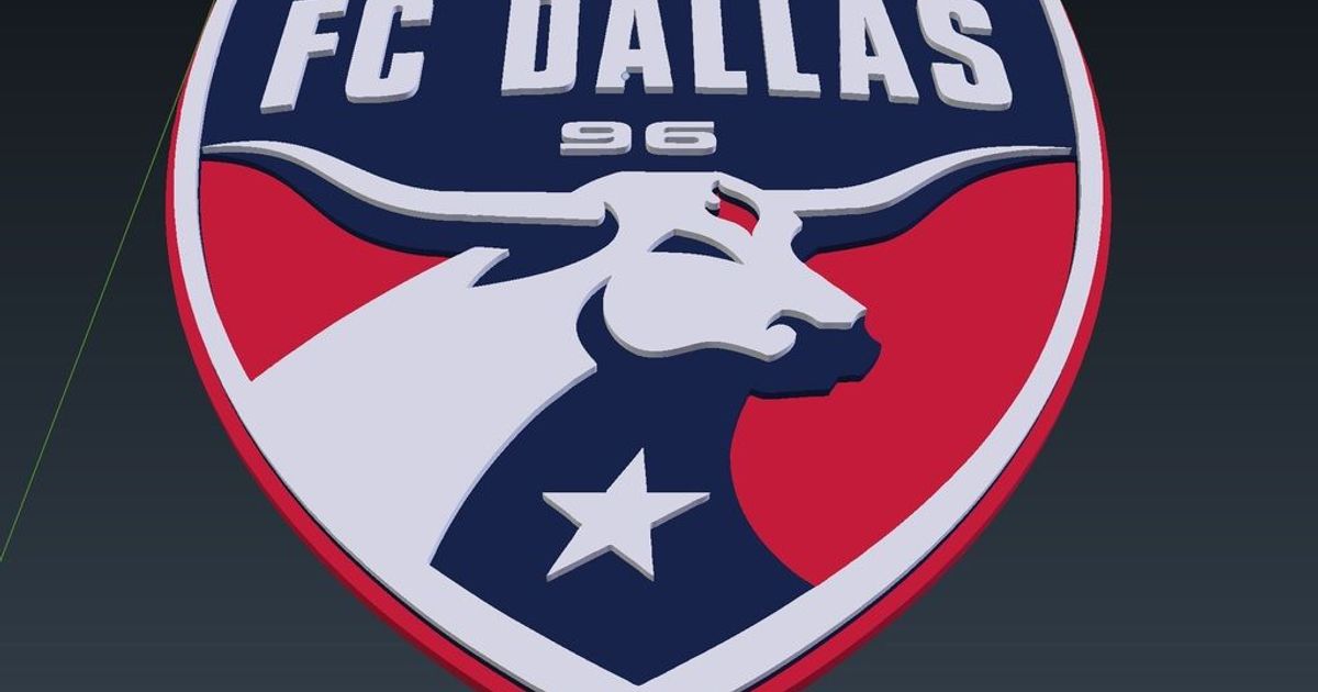 FC Dallas Soccer Team Logo by PSMI | Download free STL model ...