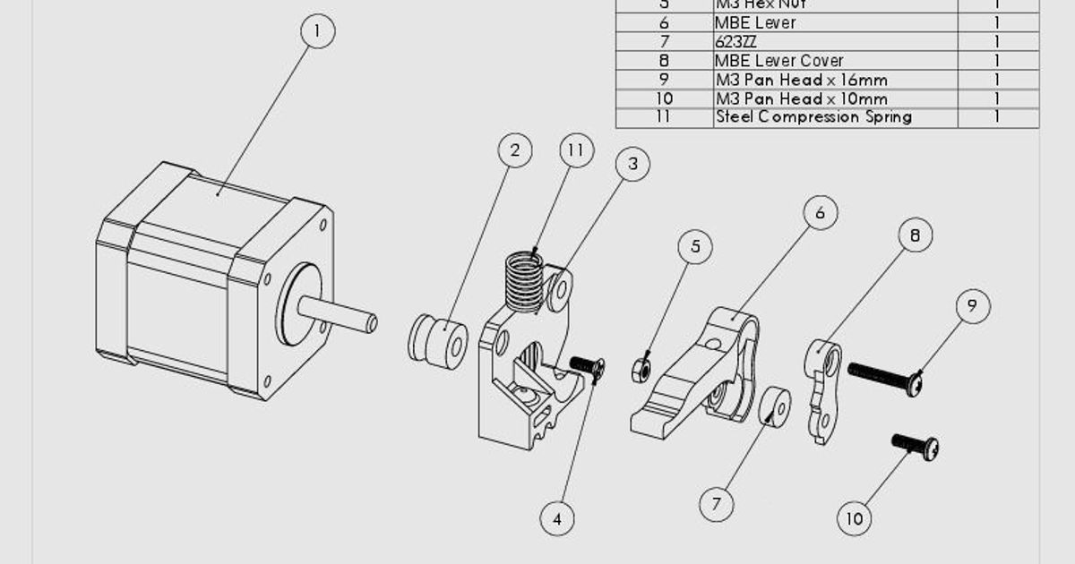 Spring-loaded Replicator 1 Drive Block - Modified Lever by Gyronictonic ...