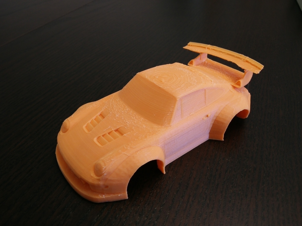 Porsche 911 GT2 Slot Car Body von UWcharlie1983 | Kostenloses STL ...
