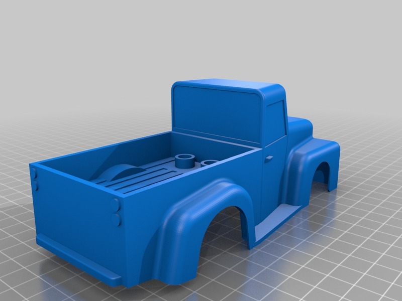 Pickup Truck Slot Car by UWcharlie1983 | Download free STL model ...