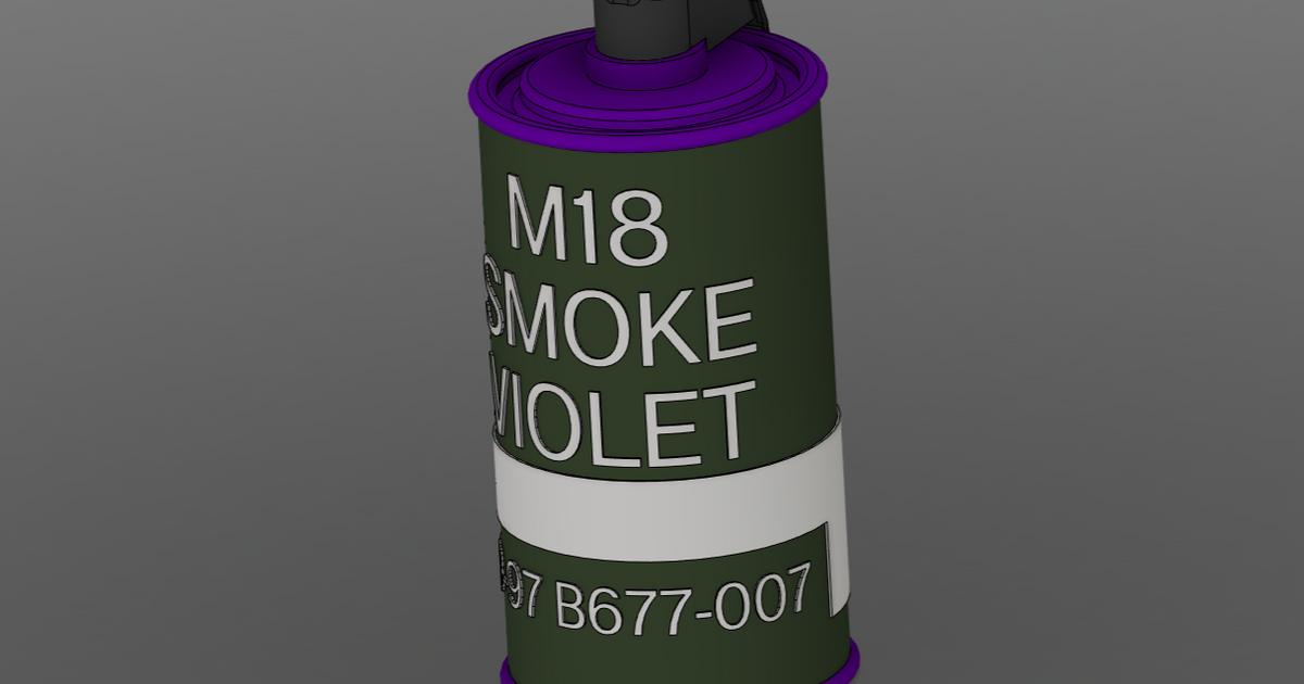 M18 Smoke 1:1 Replica with Spring loaded Lever! (old and new Style) by ...