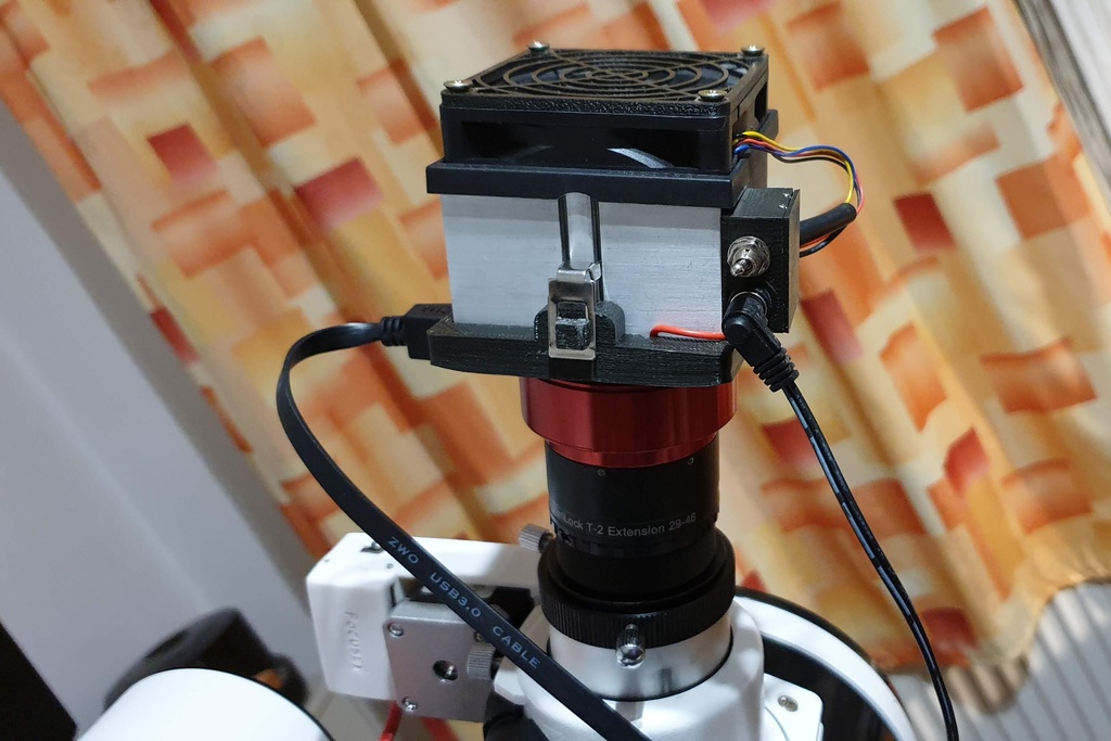 Addition cooling for ZWO camera by Roman Hujer | Download free STL ...